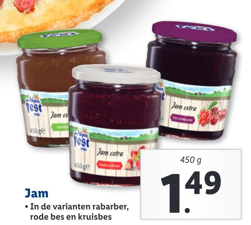 Jam aanbieding bij Lidl