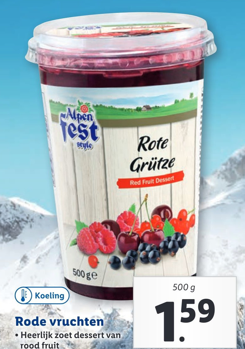 Rode vruchten aanbieding bij Lidl