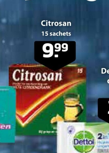 Citrosan 15 sachets aanbieding bij Trekpleister