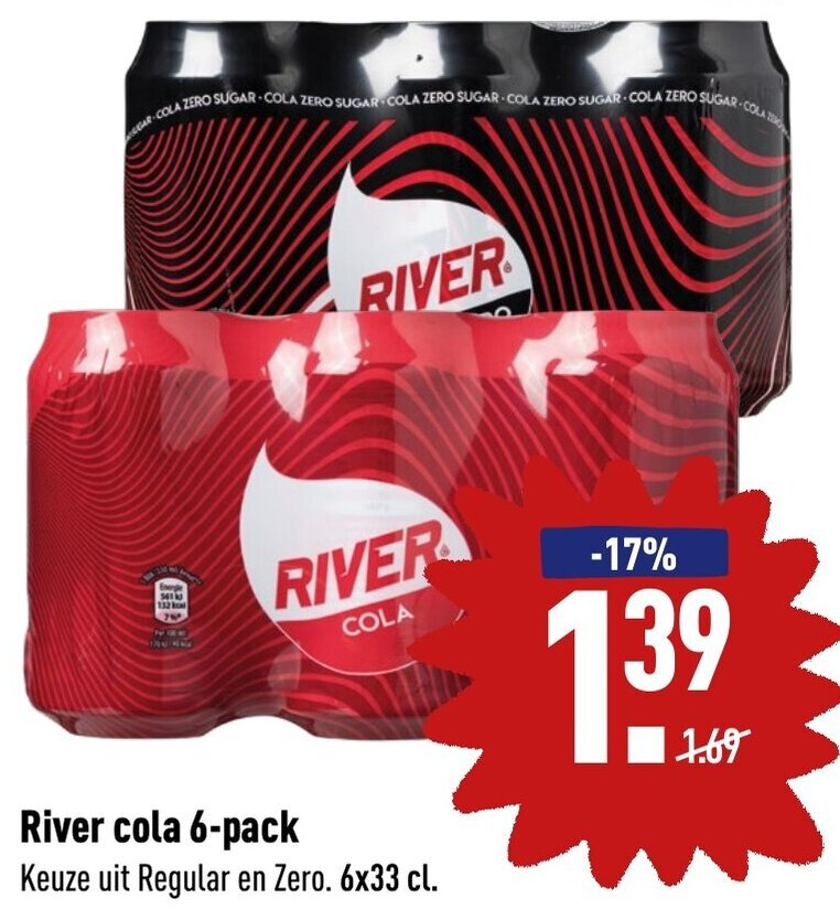 River cola 6-pack aanbieding bij ALDI