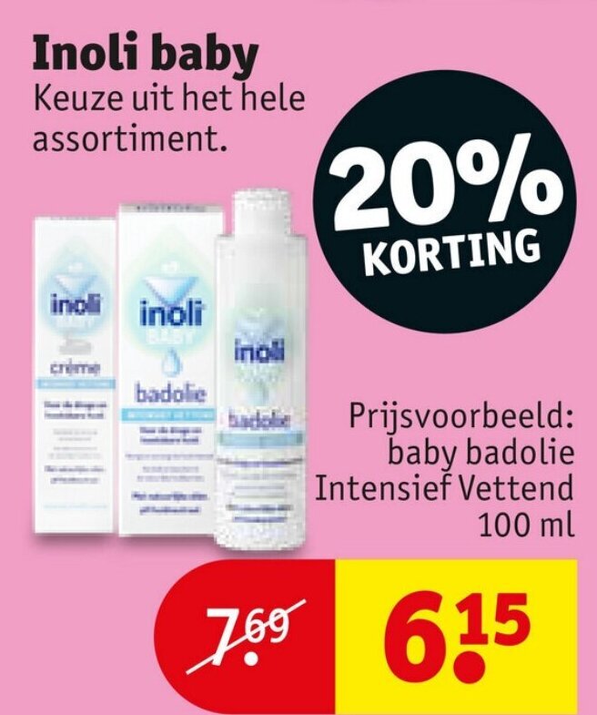 Inoli baby aanbieding bij Kruidvat