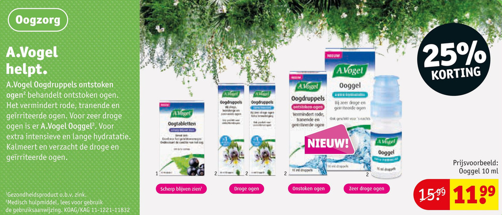 A.Vogel helpt. aanbieding bij Kruidvat