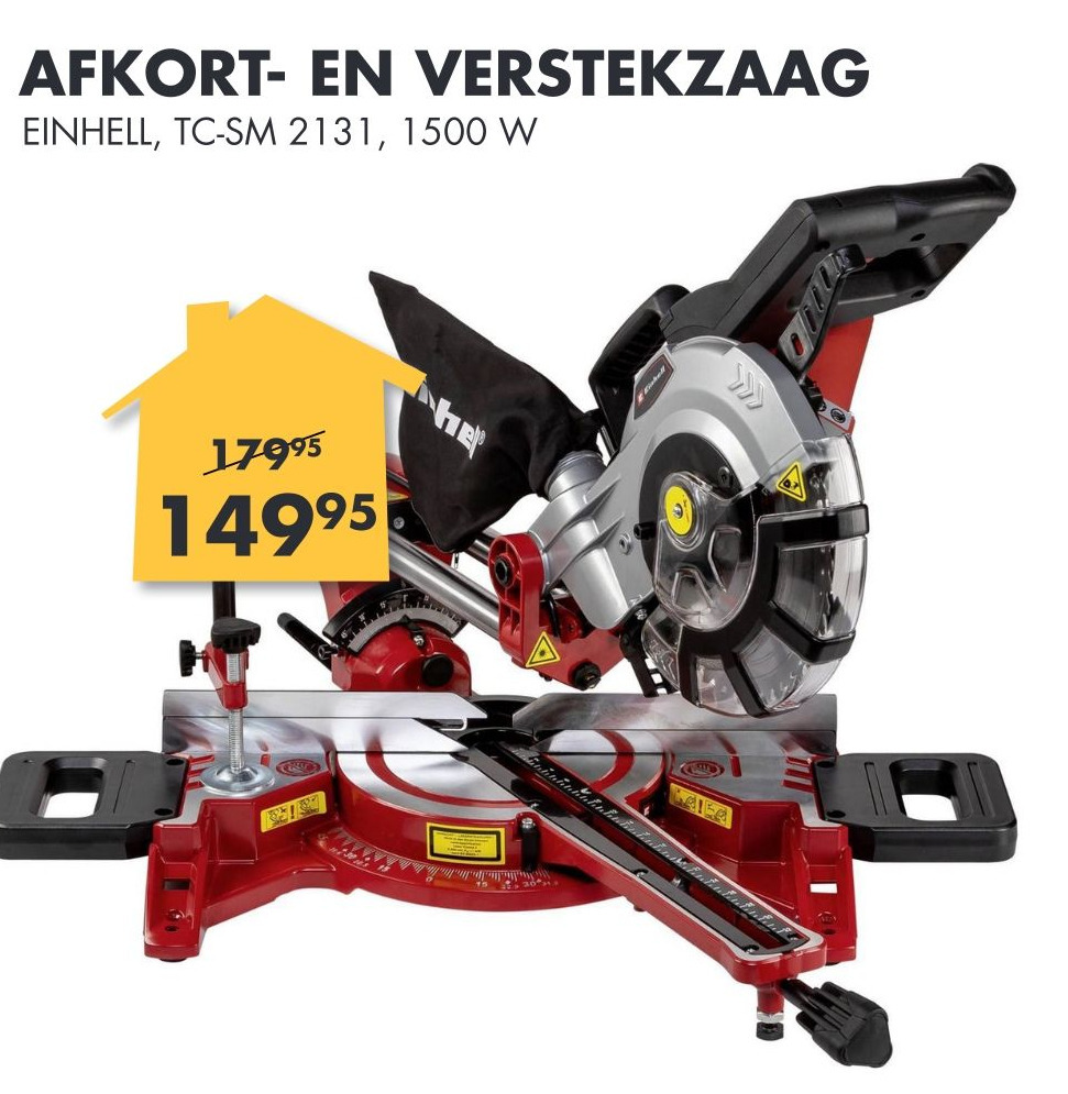 AFKORT- EN VERSTEKZAAG aanbieding bij Bouwhof
