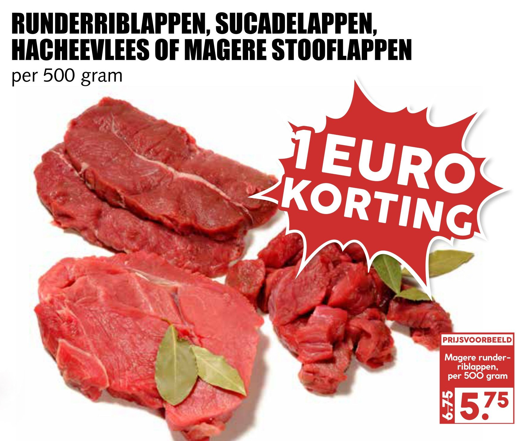 Runderriblappen, Sucadelappen, Hacheevlees Of Magere Stooflappen ...