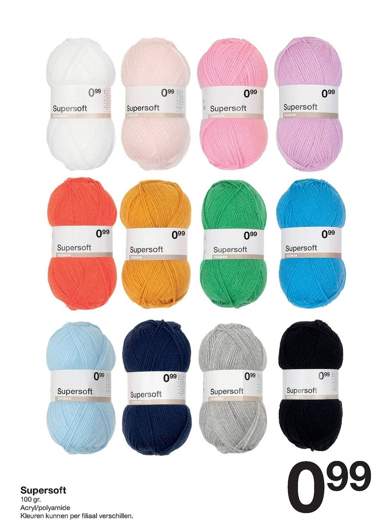Supersoft aanbieding bij Zeeman