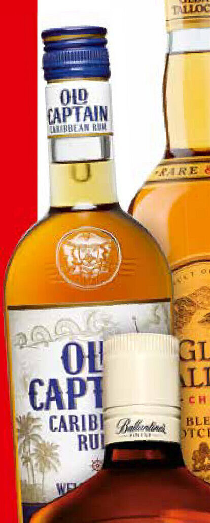 Old Captain rum 700 ml aanbieding bij Boni