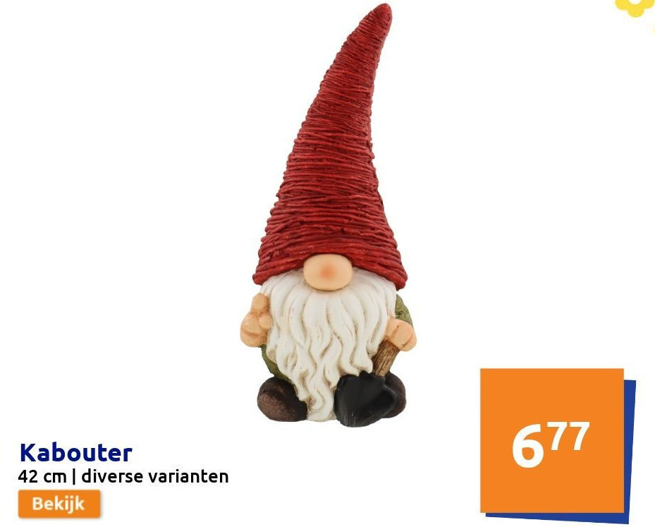 Kabouter aanbieding bij Action