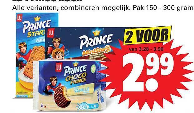 Lu Prince Start, Choco Prince Of Mini Stars aanbieding bij Dirk