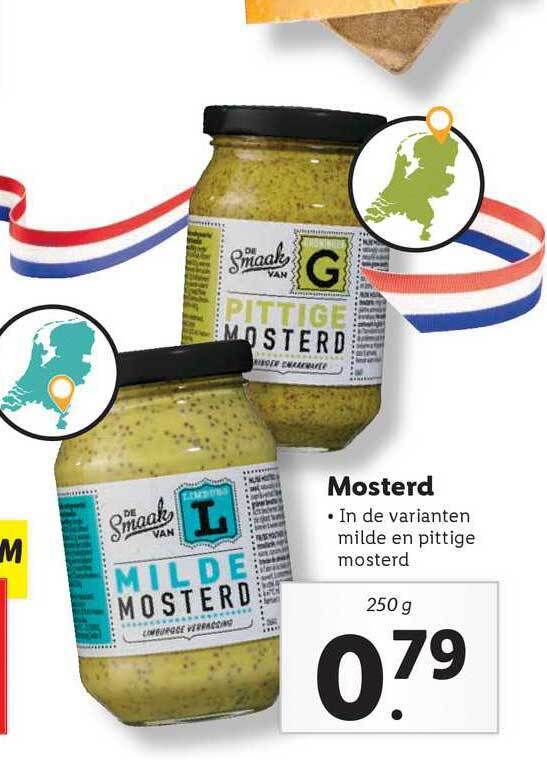 Mosterd 250g aanbieding bij Lidl