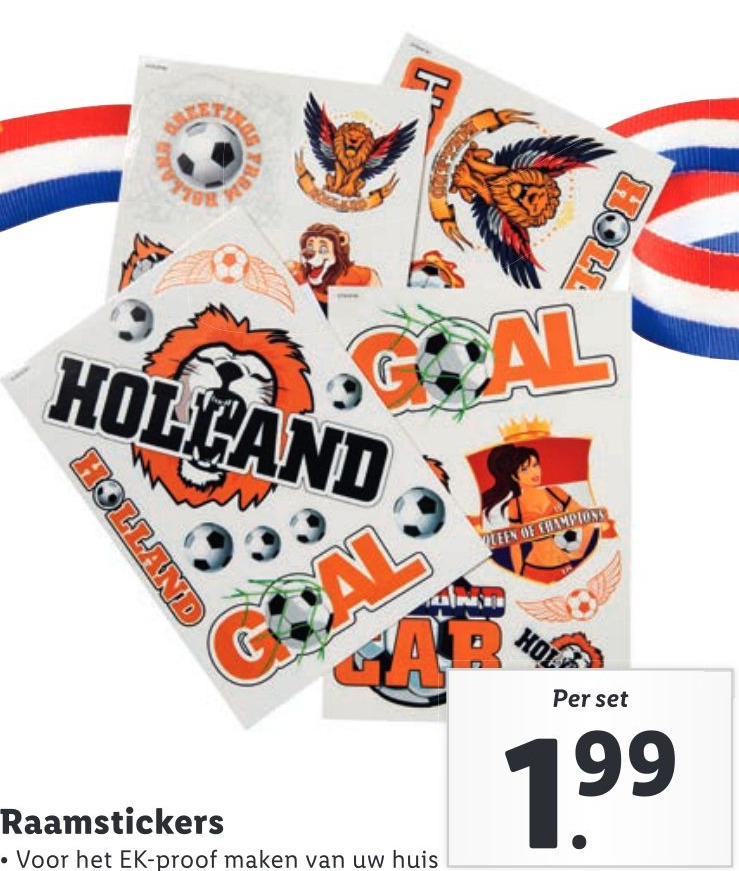 Raamstickers aanbieding bij Lidl