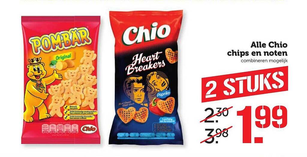 Alle Chio Chips En Noten aanbieding bij Coop