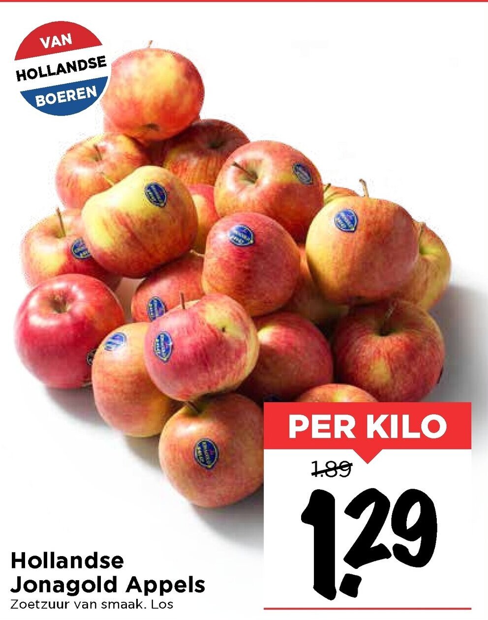 Hollandse Jonagold appels 1kg aanbieding bij Vomar