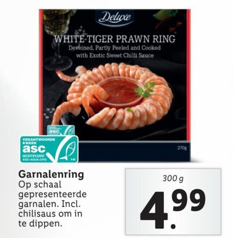 Garnalenring 300g aanbieding bij Lidl