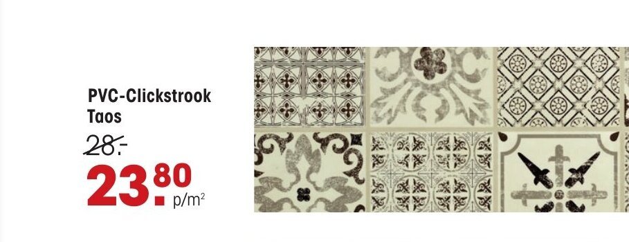 Pvc-Clickstrook Taos aanbieding bij Kwantum