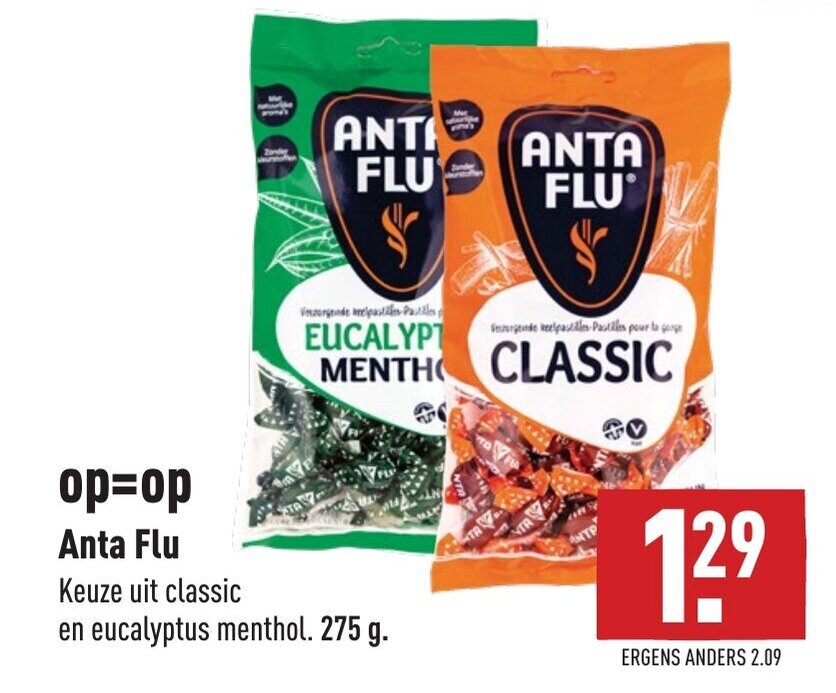 Anta flu 275g aanbieding bij ALDI