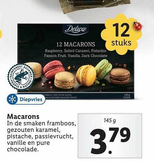 Deluxe Macarons aanbieding bij Lidl