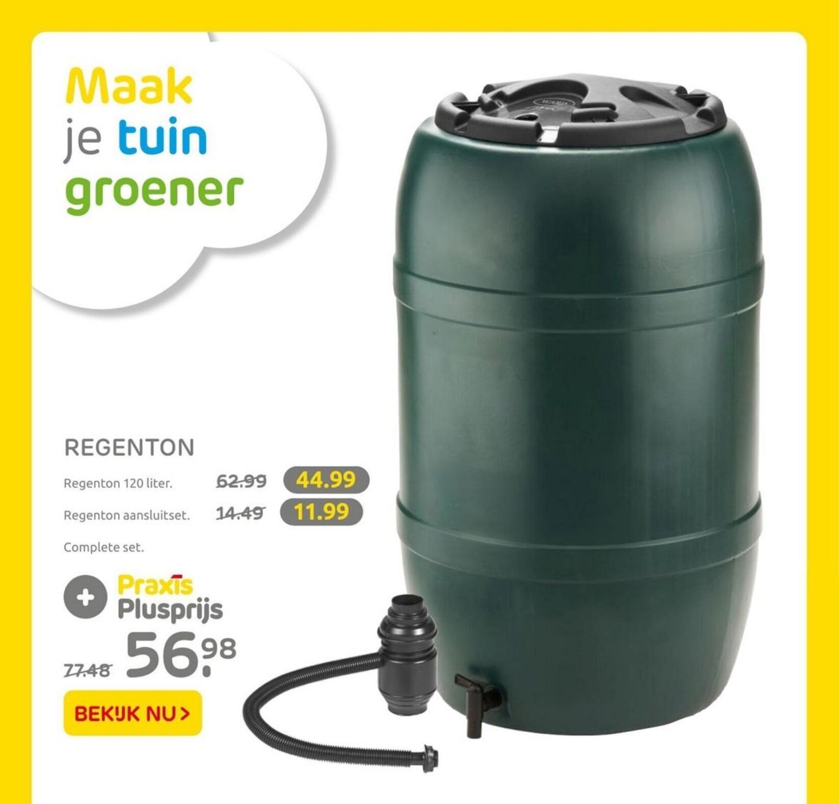 Regenton Complete set aanbieding bij Praxis