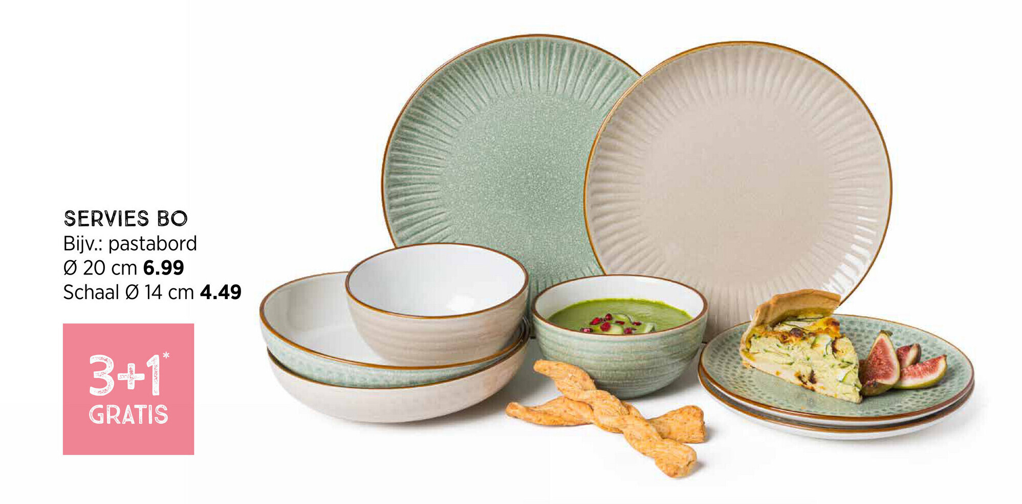 Servies bo pastabord 20cm aanbieding bij Xenos