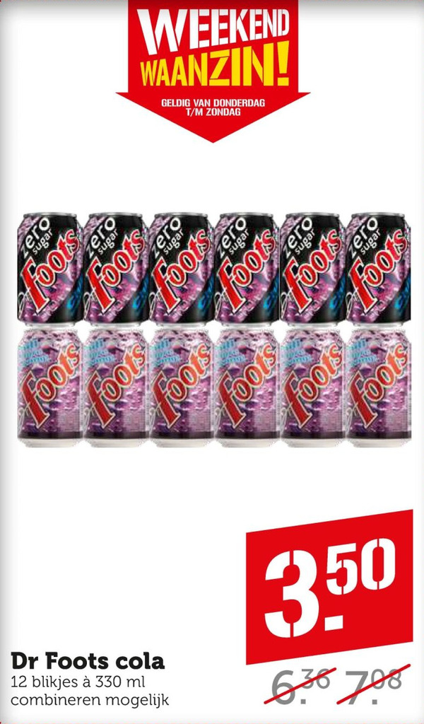 Dr Foots cola aanbieding bij Coop