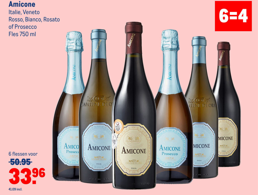 Amicone 750 ml aanbieding bij Makro