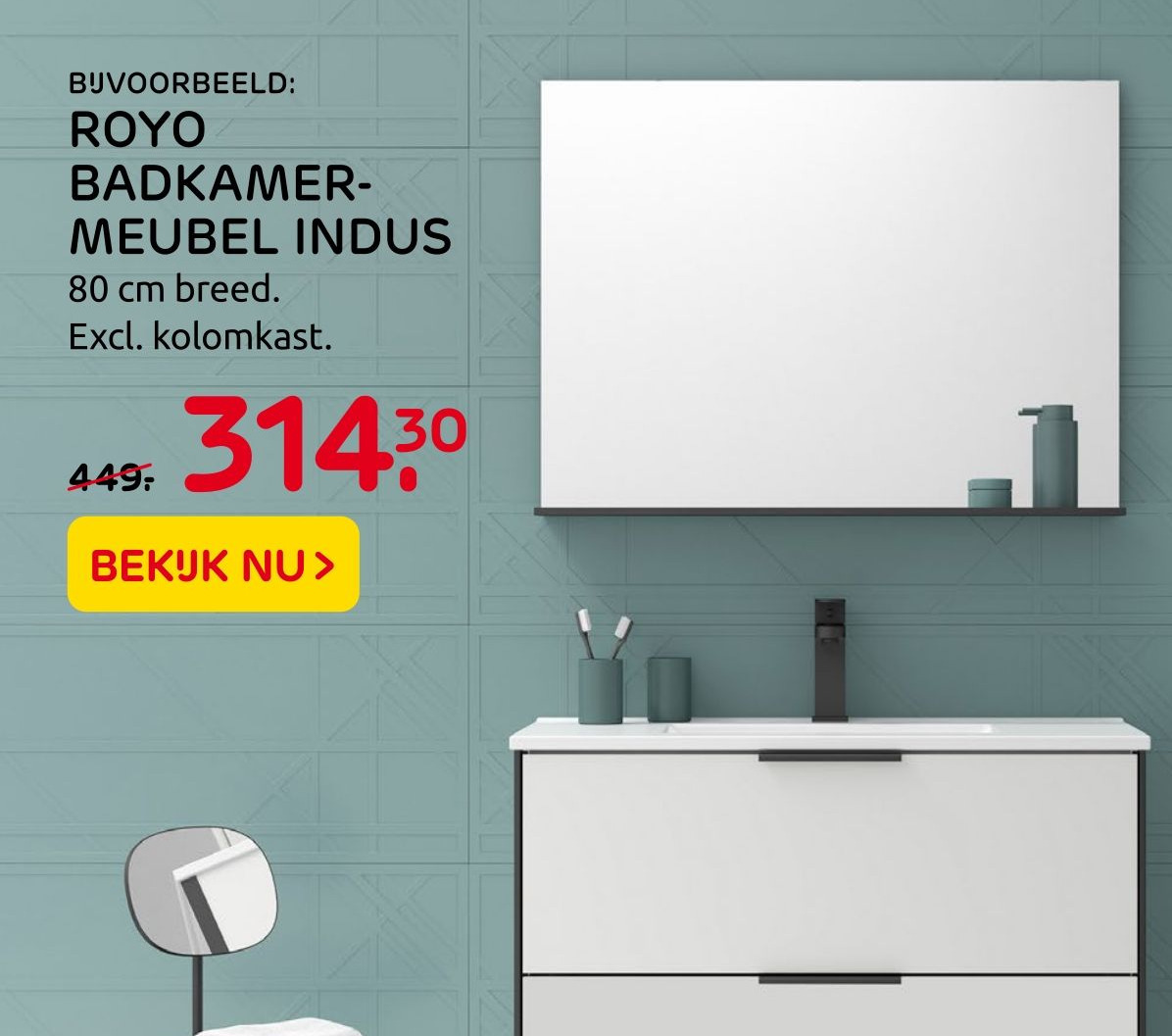 Royo Badkamermeubel Indus aanbieding bij Praxis
