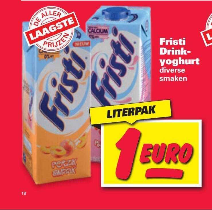 Fristi Drinkyoghurt aanbieding bij Nettorama
