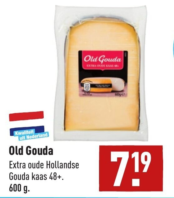 Old gouda 600g aanbieding bij ALDI