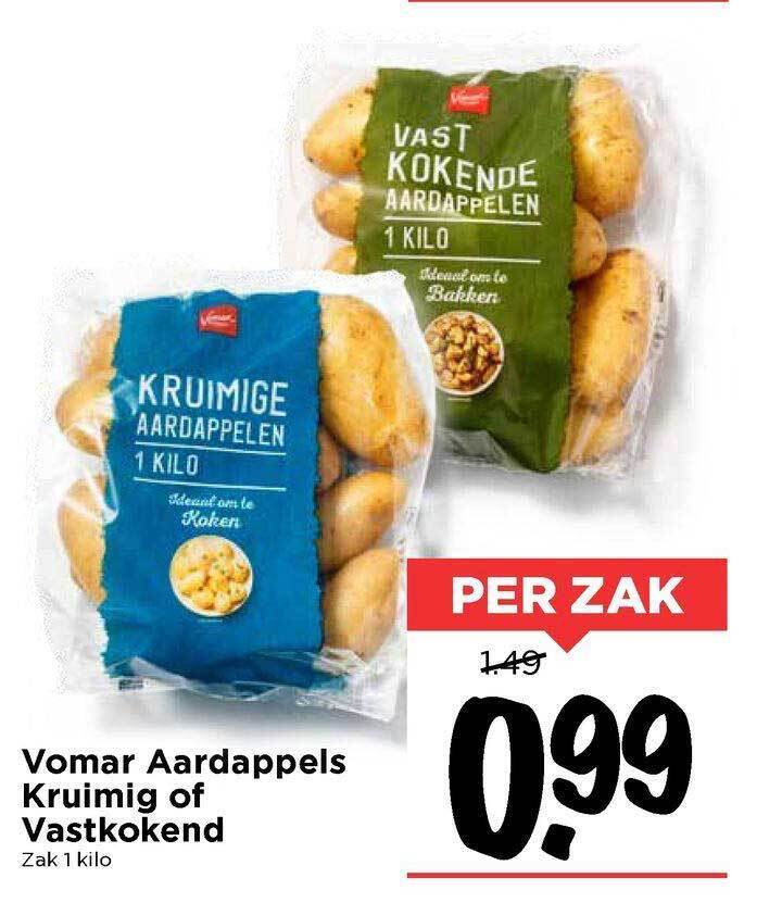 Vomar Aardappels Kruimig Of Vastkokend aanbieding bij Vomar