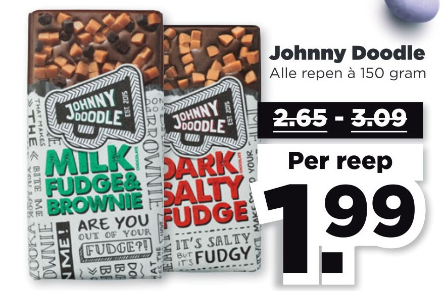 Johnny Doodle aanbieding bij PLUS