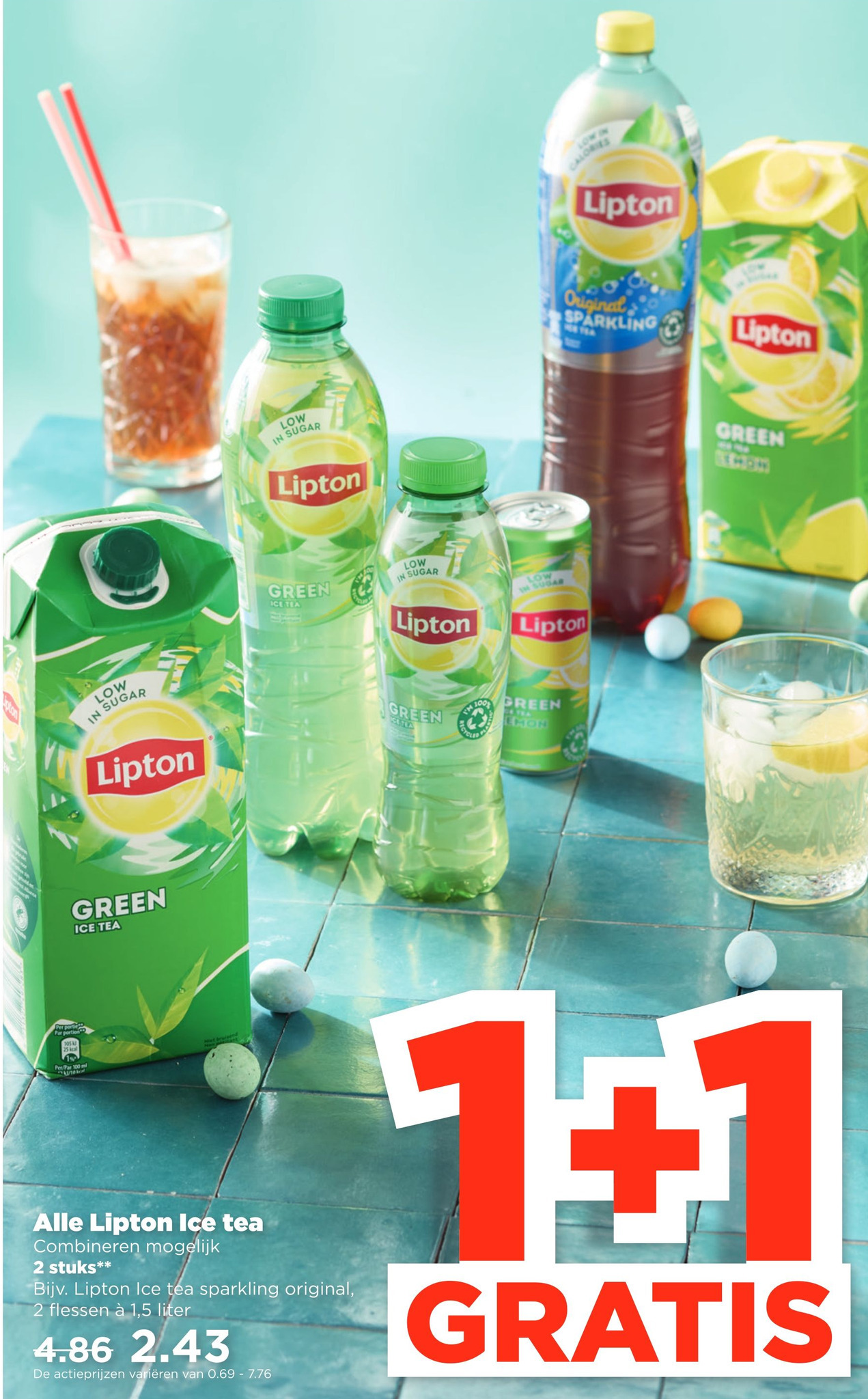 Alle Lipton lce tea aanbieding bij PLUS