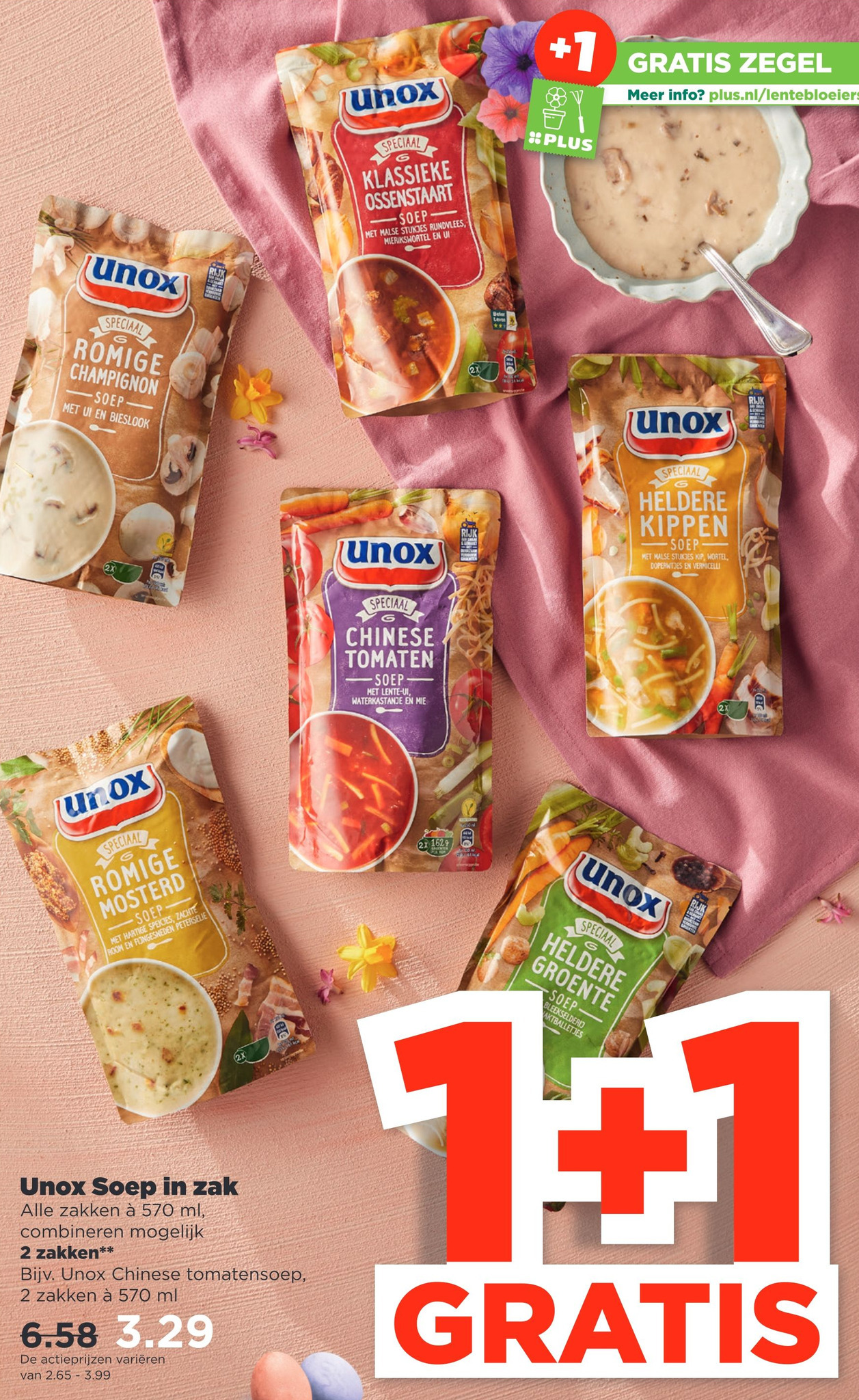 Unox Soep in zak aanbieding bij PLUS