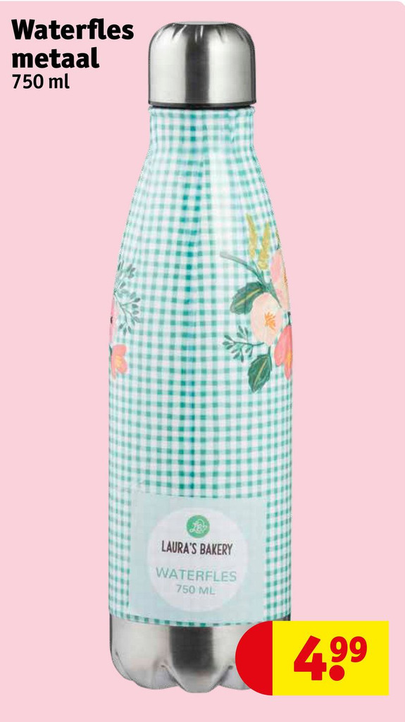 Waterfles metaal n aanbieding bij Kruidvat