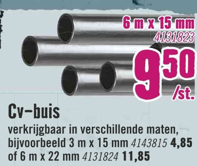 Cv-buis aanbieding bij Hornbach