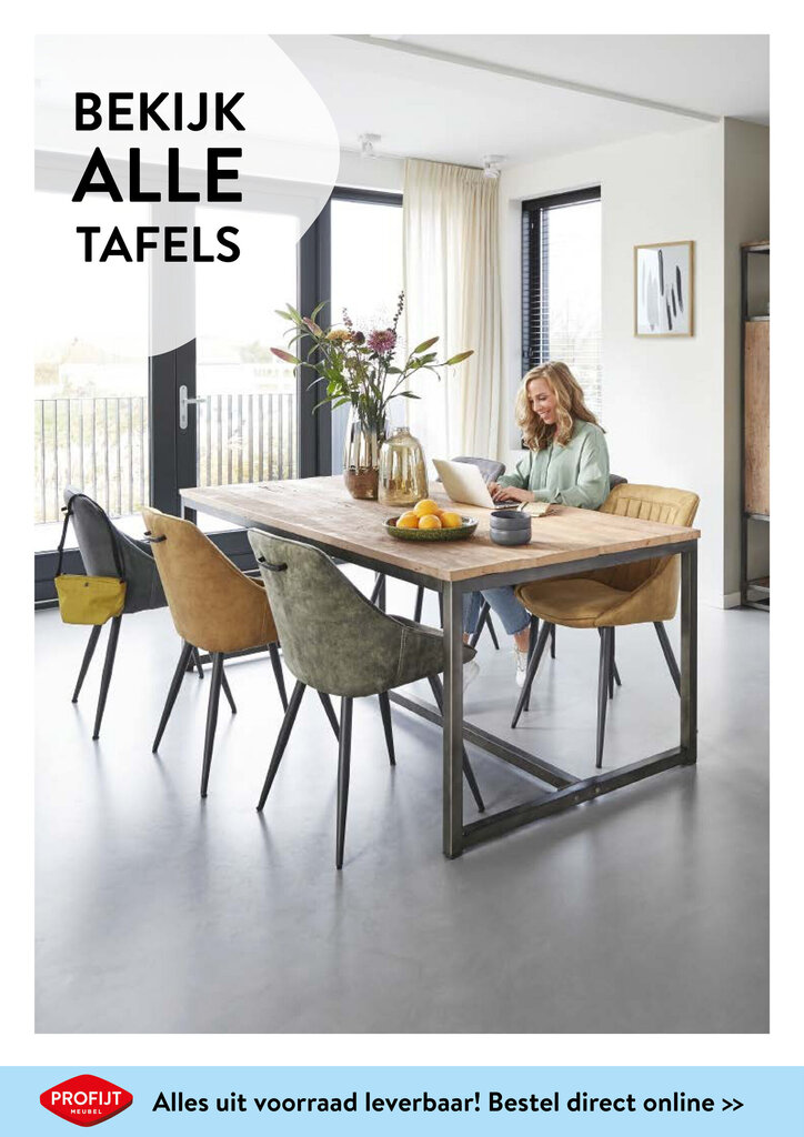 Bekijk Alle tafels aanbieding bij Profijt Meubel