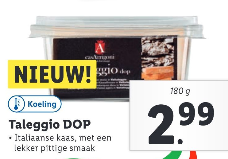 Taleggio DOP • Italiaanse kaas, met een lekker pittige smaak aanbieding ...