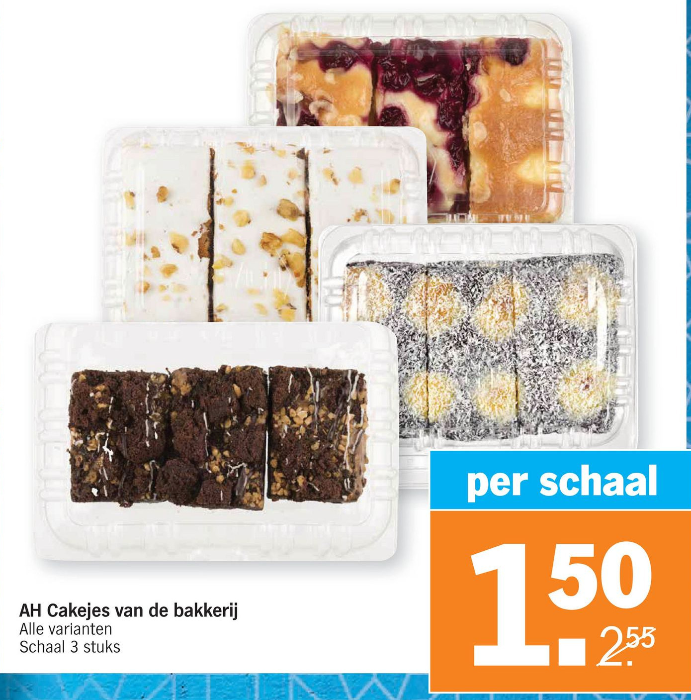 AH Cakejes van de bakkerij aanbieding bij Albert Heijn