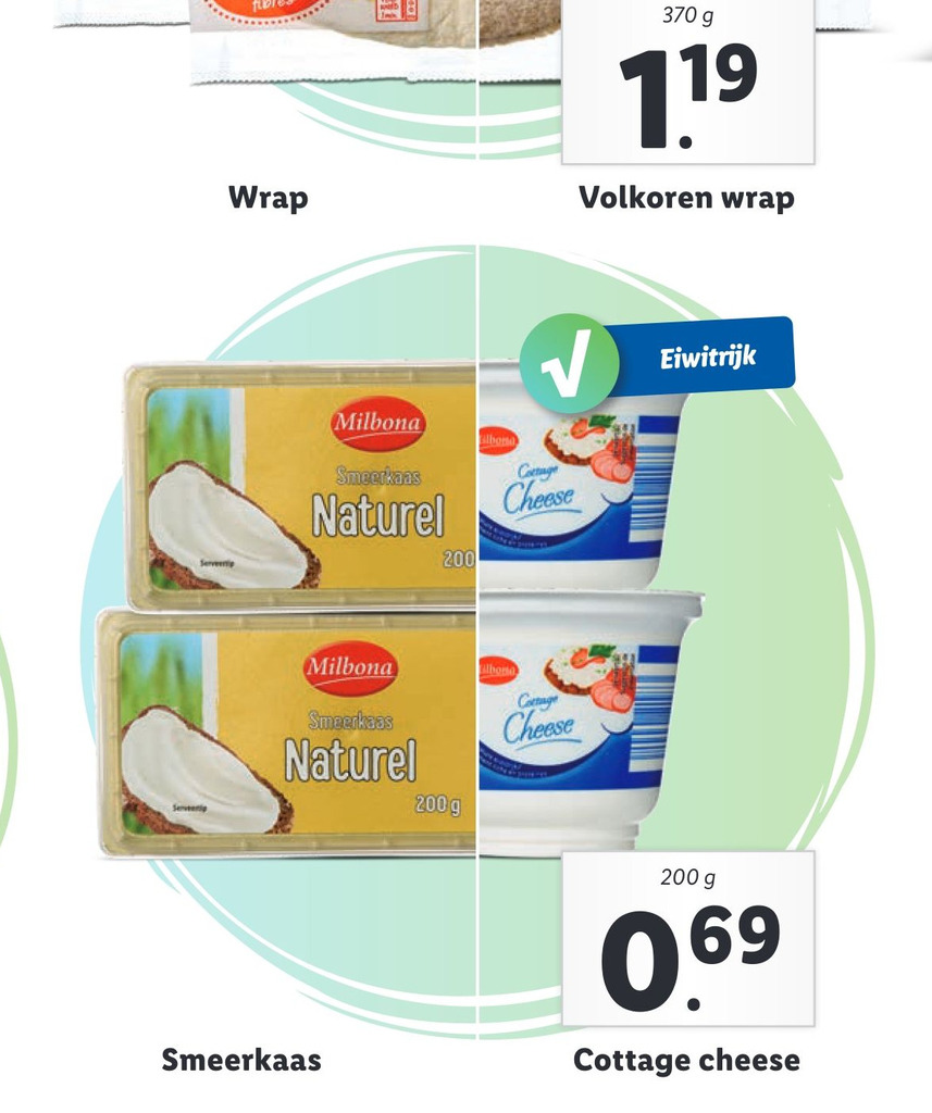 Cottage cheese aanbieding bij Lidl