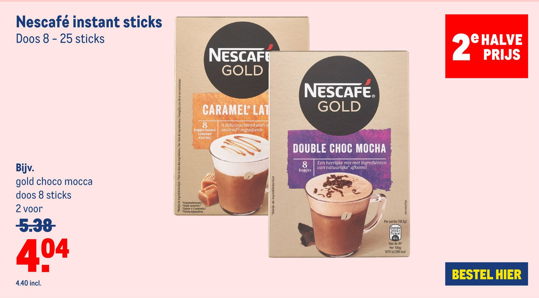 Nescafé instant sticks aanbieding bij Makro