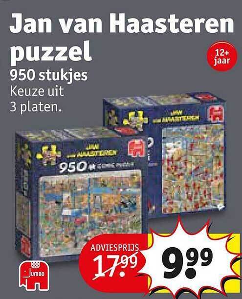Jan Van Haasteren Puzzel 950 Stukjes aanbieding bij Kruidvat