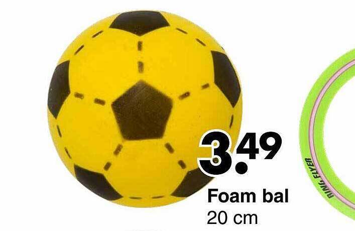 Foam Bal aanbieding bij Wibra