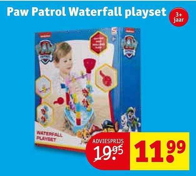 Paw Patrol Waterfall Playset aanbieding bij Kruidvat