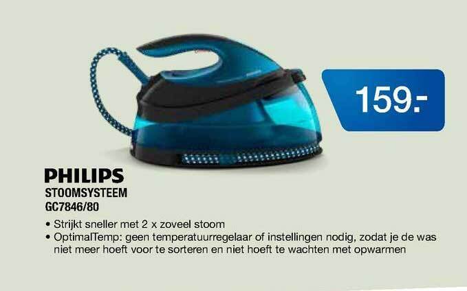 Philips Stoomsysteem GC7846-80 aanbieding bij Electroworld