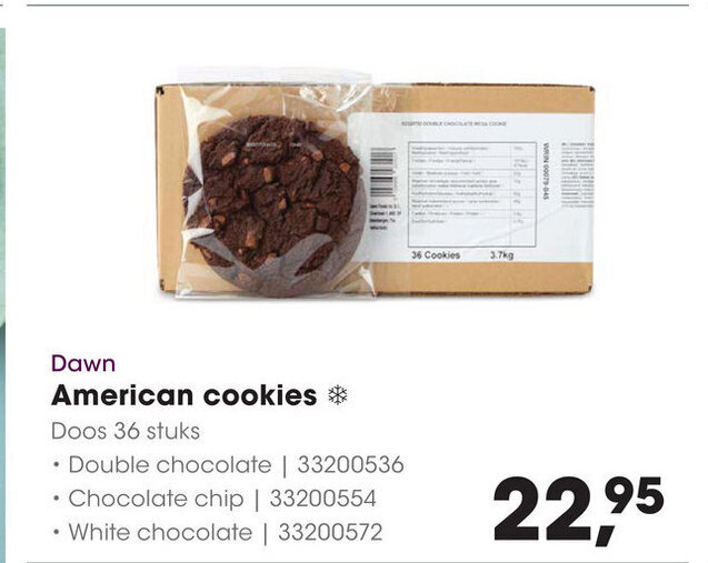 Dawn American cookies aanbieding bij HANOS