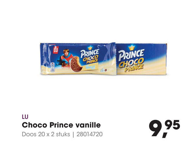 LU Choco Prince vanille aanbieding bij HANOS