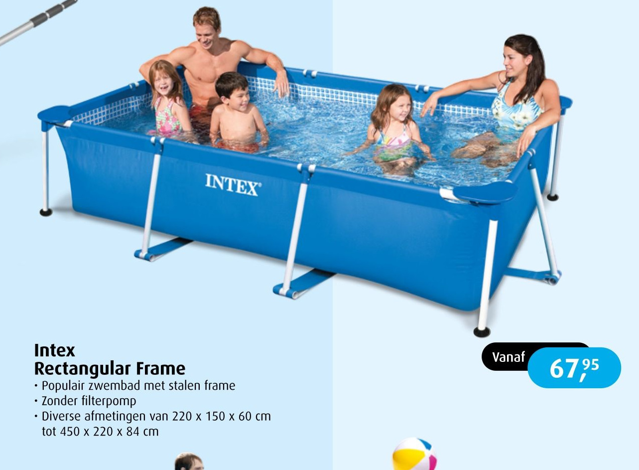 Intex Rectangular Frame aanbieding bij De Wit Schijndel