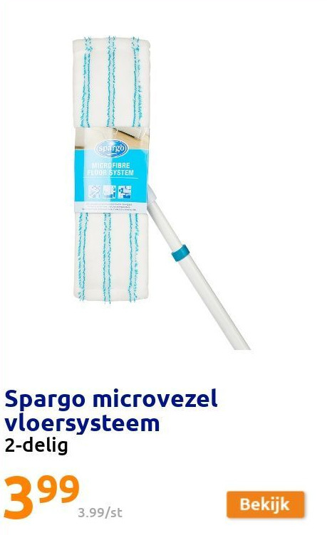 Spargo microvezel vloersysteem aanbieding bij Action