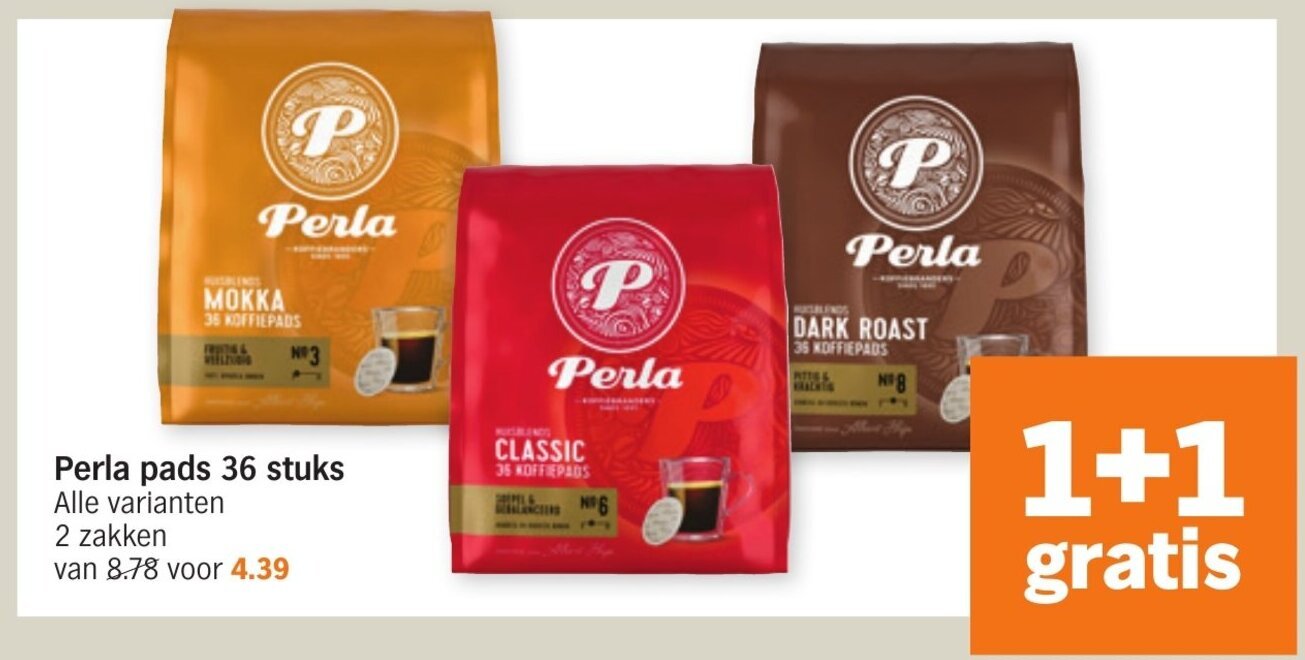 Perla pads 36 stuks aanbieding bij Albert Heijn