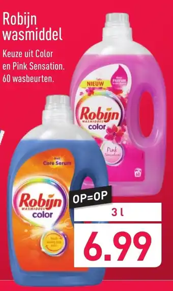 Robijn Wasmiddel 3L aanbieding bij ALDI