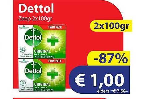 Dettol Zeep aanbieding bij Die Grenze