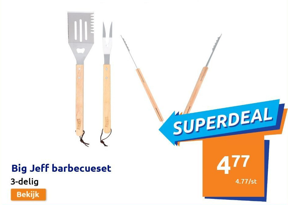 Big Jeff barbecueset aanbieding bij Action